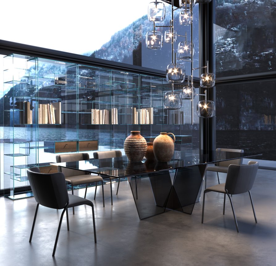 Glass has its own history - Tonelli design